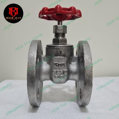 Jual GATE VALVE 3/4 INCH DN20 SS304 JIS 10K SCS13 STAINLESS 304 FLANGE ...
