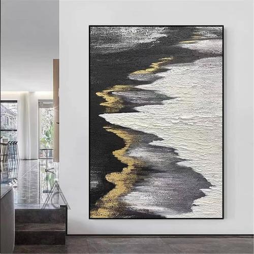 Jual lukisan abstark tekstur motif lebar 80cm tinggi 120cm - Kab ...