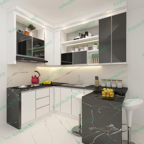 Jual Kitchen Set Minimalis Modern - Kab. Bekasi - KayukuProject | Tokopedia