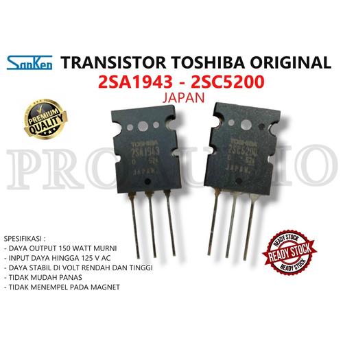 Jual transistor toshiba c5200 a1943 original made in japan - Kota Medan - Proaudio | Tokopedia
