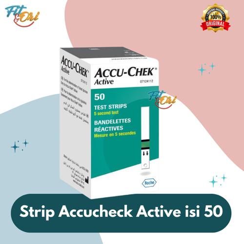 Jual Strip Accucheck Active / Accu Check / STRIP GULA DARAH ACCUCHECK ...