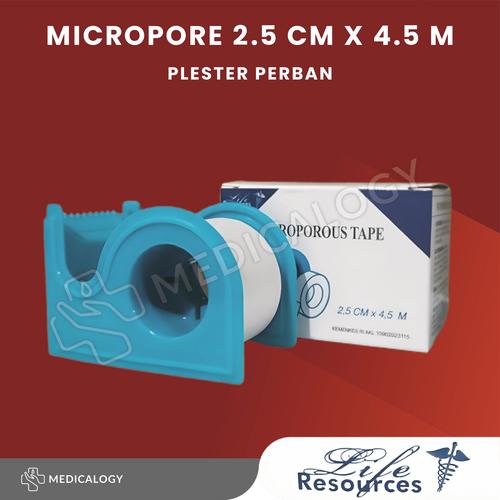 Jual Life Resources surgical tape micropore 2.5 cm x 4.5 m plester luka ...
