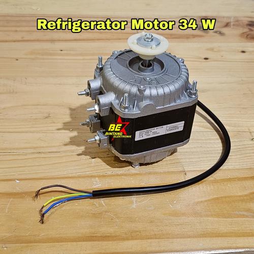 Jual Fan Motor Condensor Kulkas Showcase 34 watt Dinamo Kondensor Show ...