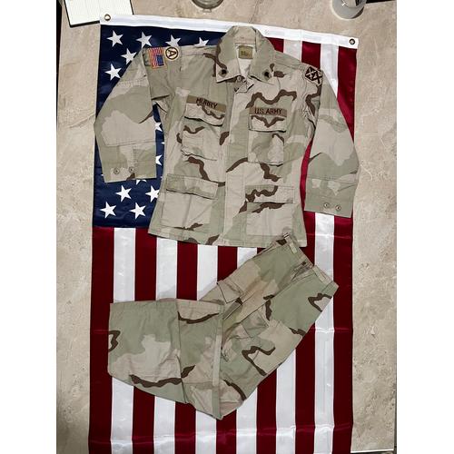 Jual BDU Desert US Army Specialist Rank and Badge USGI military issued ...
