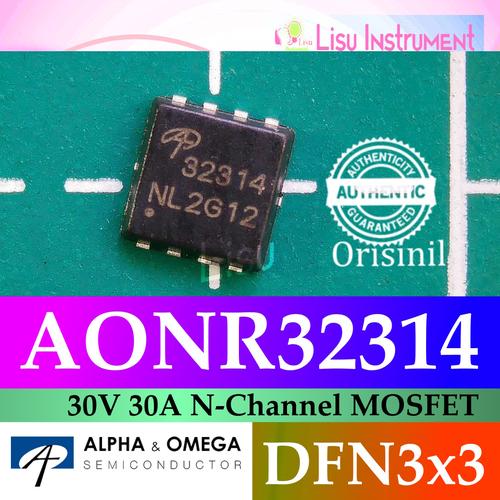 Jual AONR32314 30V 30A N-Channel MOSFET 32314 DFN3x3 Alpha & Omega ORIGINAL - Kota Depok - Lisu ...