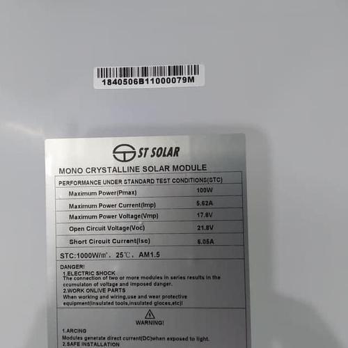 Jual US PROMO Solar Panel 100 wp Mono / Panel surya / Surya Cell ...