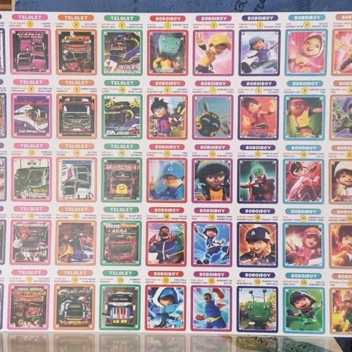 Jual Kartu Kuartet Mainan Anak Gambaran 10 Lembar isi 500 Gambar - Kab ...