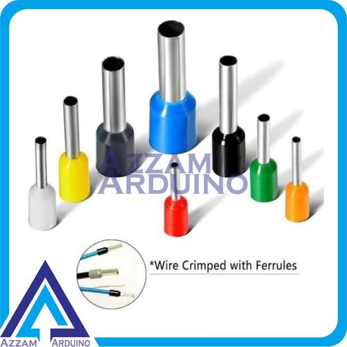 Jual Skun Tusuk Ferrules 0.75 mm 7508 Kabel Terminal blok Crimp skun ...
