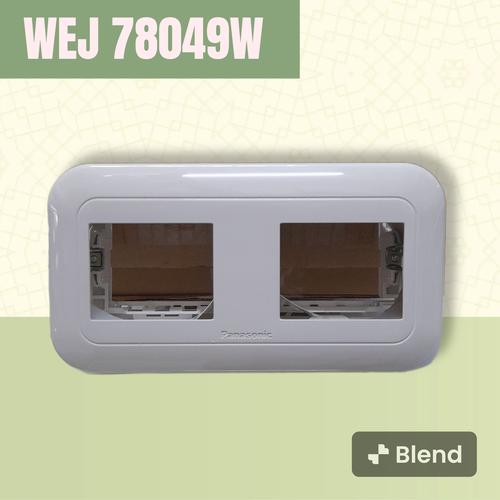 Jual FRAME 2 DEVICE 4 GANG PANASONIC WEJ 78049W - Kota Malang - Toko ...