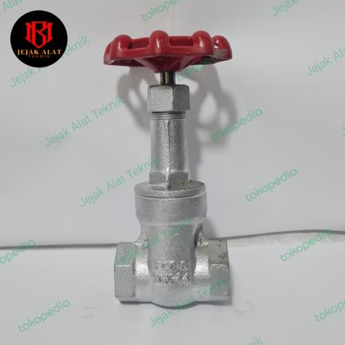 Jual GATE VALVE KITZ 3/4 INCH STEAM DUCTILE IRON FCD-S THREADED JIS 10k ...