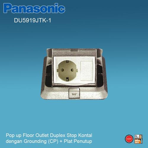 Jual Panasonic Pop up Floor Outlet Stop Kontal + Plat Penutup DU5919JTK ...