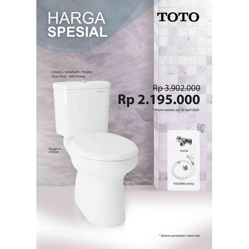 Jual SPECIAL DISCON TOTO CW 422 J FREE JET SHOWER - Jakarta Barat ...