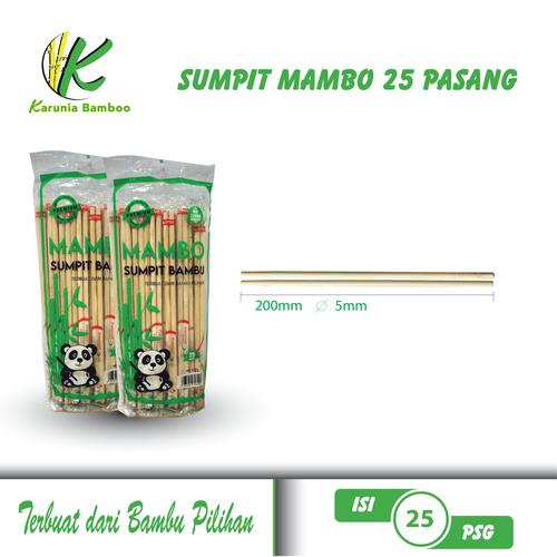 Promo Sumpit Bambu Mambo 25 set PREMIUM QUALITY sumpit mie ayam ...