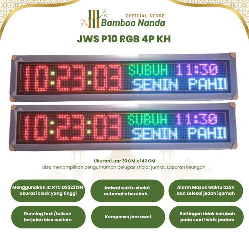 Promo JAM SHOLAT MASJID, JAM DIGITAL JADWAL SHOLAT, TYPE P10 RGB 4P KH ...