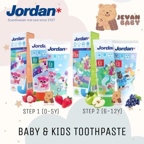 Jual Jordan Toothpaste Step 1 / Step 2 - Odol Bayi / Pasta Gigi Anak ...
