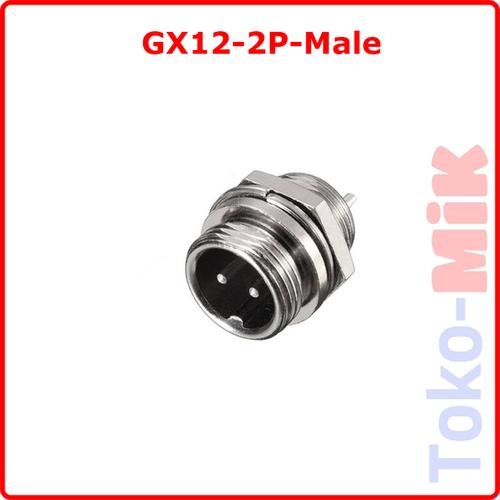 Jual Konektor Aviation CB GX12 GX-12 Male Female 2P 3P 4P 5P 6P 7P - 2P-Male - Jakarta Barat ...
