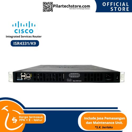 Jual Cisco 4331 Integrated Service Router [ISR4331/K9] – No SNTC ...