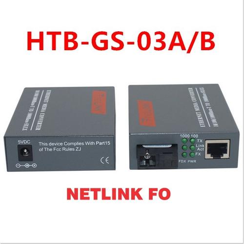 Jual Netlink Gigabit HTB-GS-03 A/B HTBGS03 Fiber Optic Media Converter ...