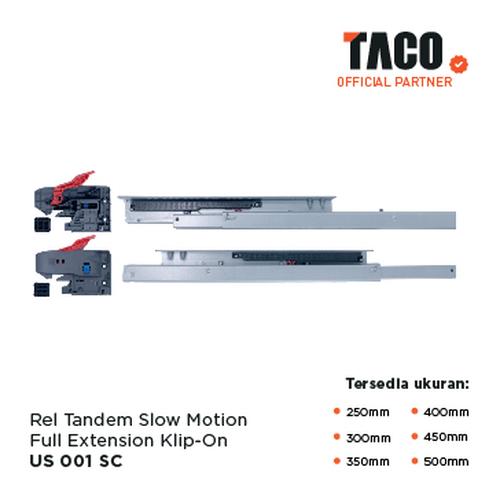 Jual TACO Rel Tandem Slow Motion Full Extension Klip On - US 001 SC ...