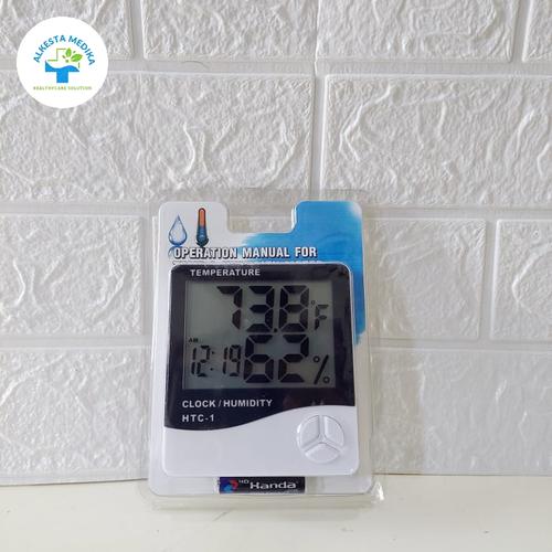 Jual thermometer ruangan digital/HTC_1. Higrometer/alat untuk mengukur ...