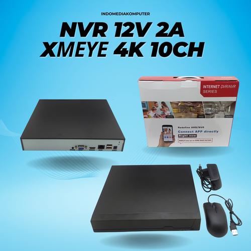Jual NVR 12V 2A XMeye 4K 10CH Internet DVR/NVR Series Interned AHD/NVR-Mobile App - Kab. Sleman ...