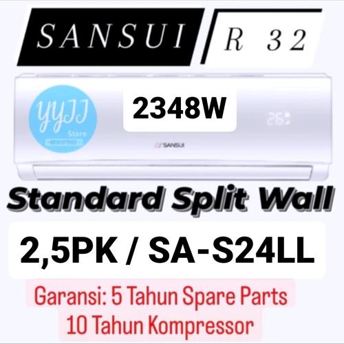 Jual AC SANSUI JAPAN Standard 2,5PK SA-S24LL 24LL SA-L24S2 AC 2,5PK ...