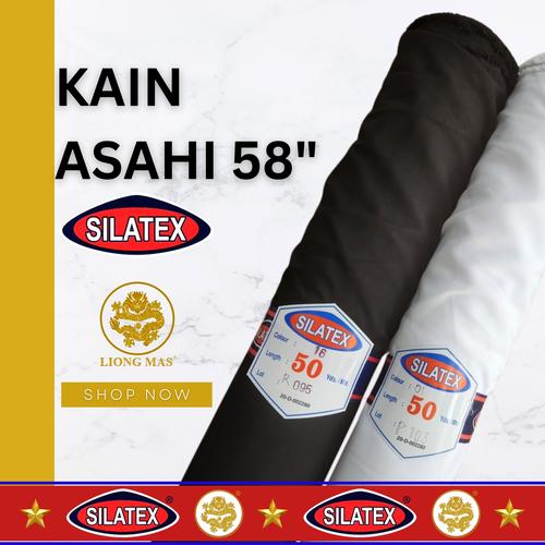Jual Kain furing ASAHI LASATEX L.150 CM utk Furing Lapisan Baju Jaket ...