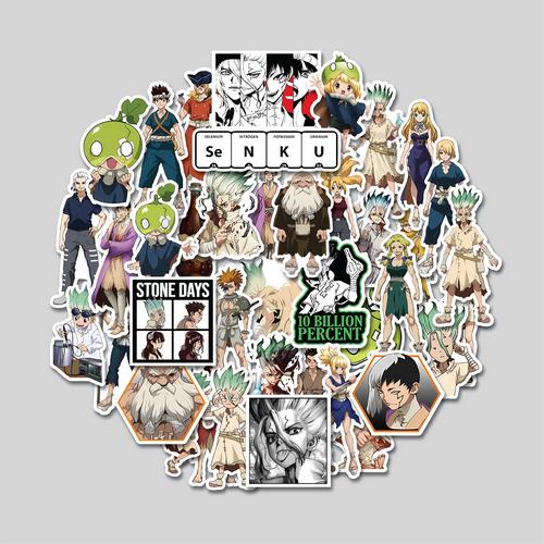 Jual STICKER DR STONES / STICKER LAPTOP / STICKER HELM / STIKER ANIME ...