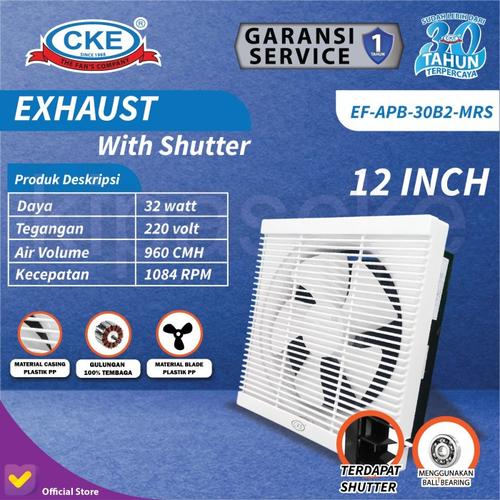 Jual Exhaust Fan 12 Inch EF-APB-30B2-MRS Kipas Angin Dinding Ventilasi ...