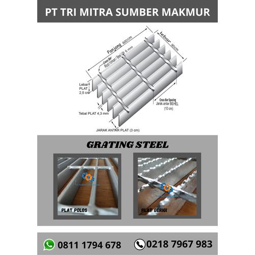 Jual GRATING STEEL READY STOCK PLAT POLOS DAN PLAT GERIGI - Kab. Bekasi ...