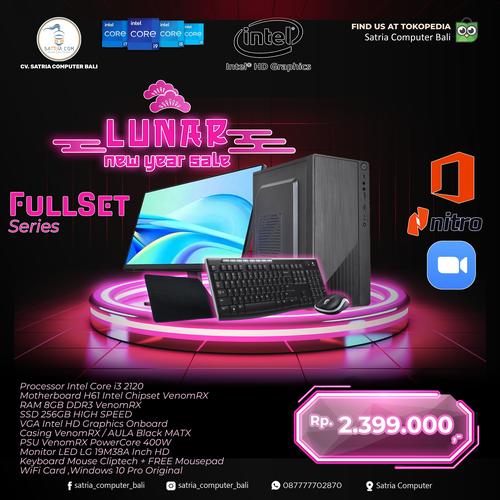 Jual FULLSET KOMPUTER / PC RAKITAN SIAP PAKAI OFFICE INTEL CORE i3 ...