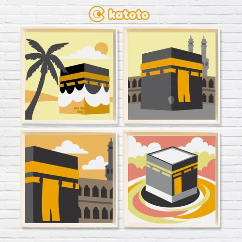 Jual PAINT BY NUMBERS KABAH MASJID RAMADAN & IDUL FITRI MUSLIM KADO ...