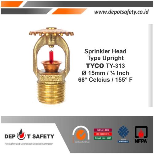 Jual Sprinkler Head Upright TYCO TY-313 15mm 68 Derajat Celcius - Kota ...