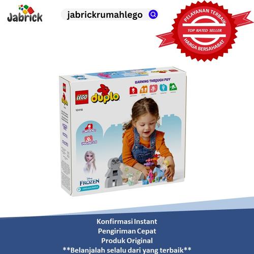 Promo LEGO 10418 Duplo Frozen II Elsa & Bruni in the Enchanted Forest ...