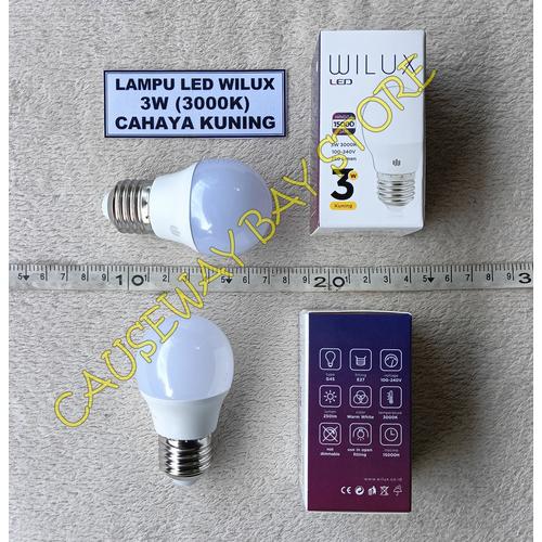 Jual LAMPU LED 3W WILUX 3000K WARM WHITE (PUTIH KEKUNINGAN) - Kab ...