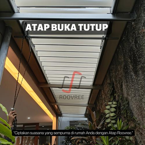 Jual Kanopi Atap Buka Tutup Modern Otomatis - Kab. Bekasi - Roovree ...