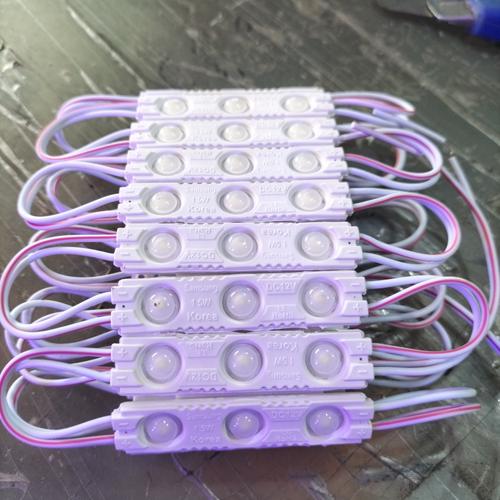 Jual lampu led modul 3 mata DC 12V 1.5W warna putih cool white - Kota ...