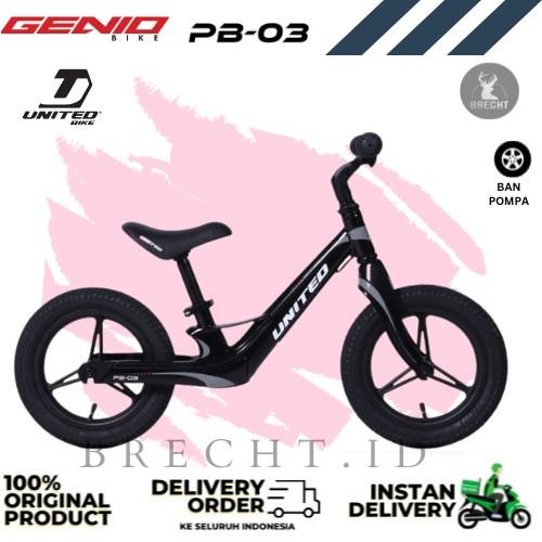 Jual Sepeda PUSH BIKE Balance Bike UNITED PB 03 PUSHBIKE United Genio ...