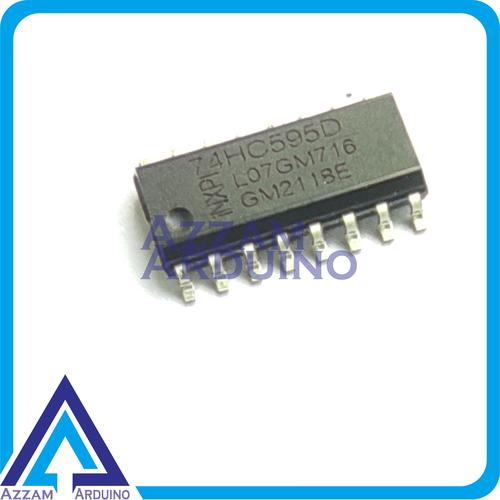 Jual IC 74HC595 74HC595D SN74HC595D SOP-16 SMD 8-bit Shift Register ...