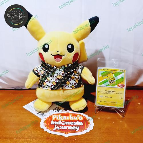 Jual Pikachu Batik Indonesia Journey Plush + Promo Card ON HAND - Kab. Badung - lapakkohhan ...