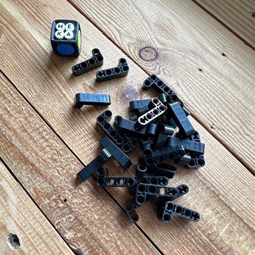 Jual Lego part black technic liftarm thick L shape 2x4 no 32140 - Kota ...