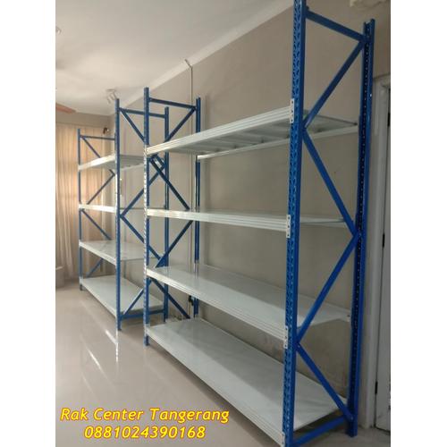 Jual Rak Besi Gudang / Rak Besi Light Duty Muatan Beban 250 Kg Persusun ...