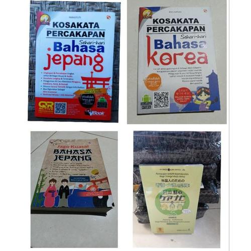 Jual kosakata percakapan sehari-hari bahasa jepang dan korea NIHONGO DE - Korea - Kota ...