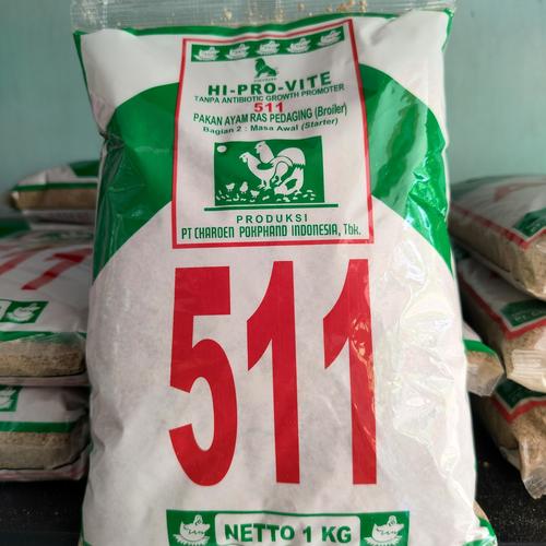 Jual HI-PRO-VIT 511 freshpack pakan ayam ras pedaging 1kg - Kab ...