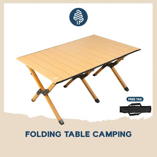 Jual Brookwood Meja Lipat Kayu Portable Camping Outdoor Meja Lipat ...