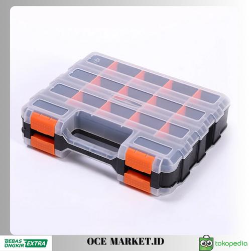 Promo Kotak Perkakas Multifungsi Storage Tool Box Double Side - Hitam ...
