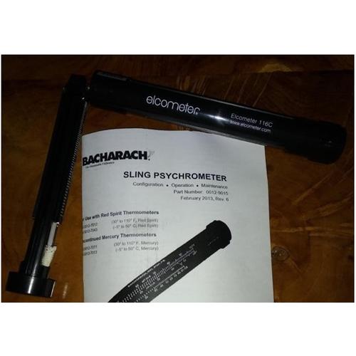 Jual sling psychrometer elcometer 116C thermometer whirling hygrometer ...