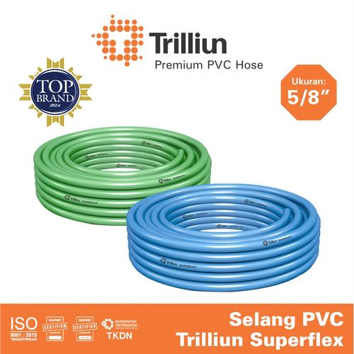 Promo Selang Air PVC Trilliun Superflex 5/8" Inch - 20 Meter - Biru ...