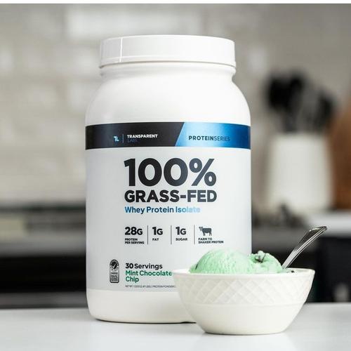 Jual Transparent labs Whey Protein Isolate 100% Grass-Fed 28g 2 lb ...