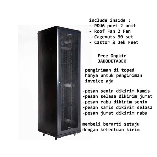 Jual Smart Rack 42U 600mm Perforated Closed Rack - Jakarta Pusat ...